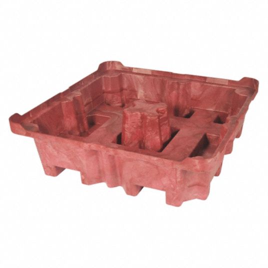 ULTRATECH, 85 gal Spill Capacity, 51 in x 51 in x 17 1/2 in ...