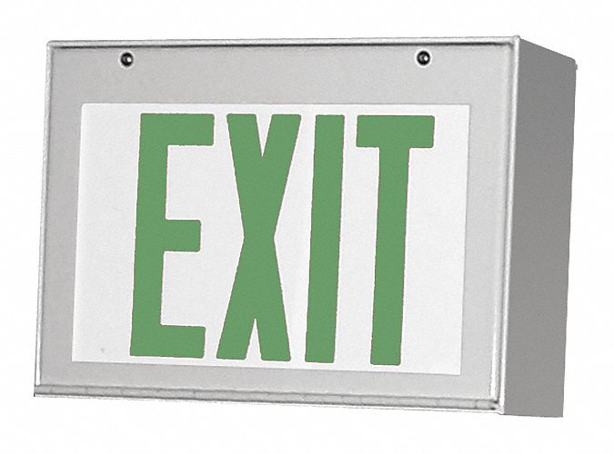 Exit Sign with Maximum Security - Grainger