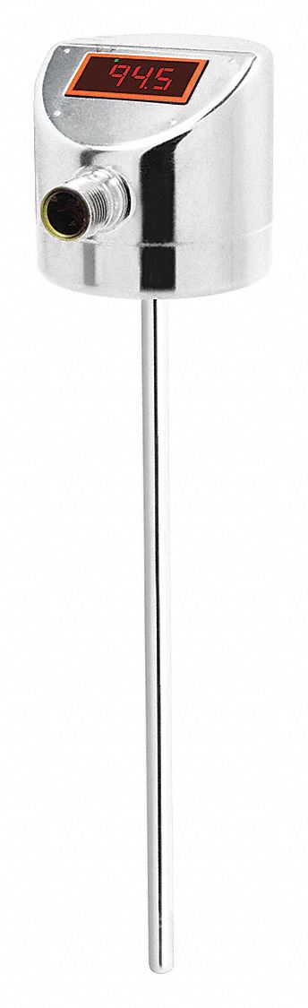 IFM, 6 mm clamp fitting 6mm diameter, 0 to 300 Degrees F, Sanitary Temperature Transmitter ...