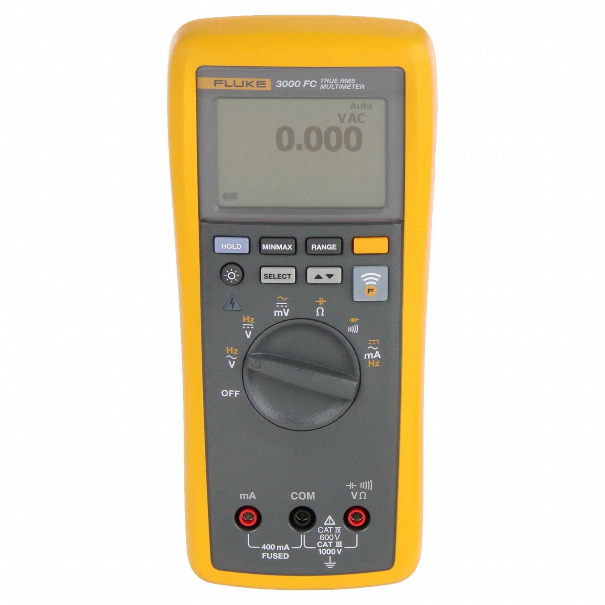 FLUKE, TRMS, Bluetooth-Compatible /Data Logging, Digital Multimeter ...