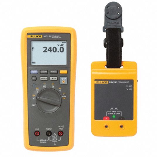 FLUKE, TRMS, Bluetooth-Compatible, Digital Multimeter - 40KJ10|FLK ...