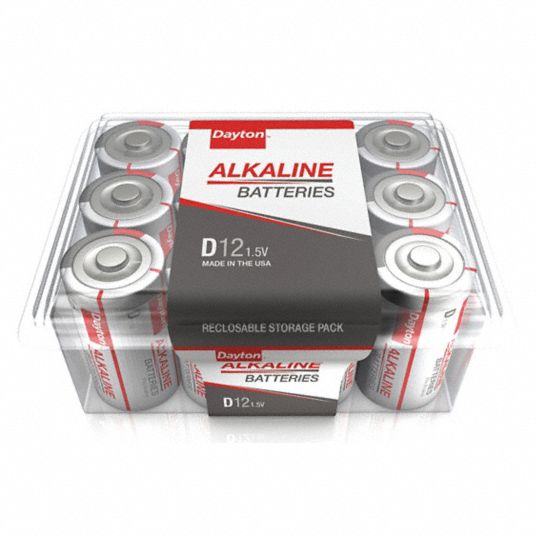 D, Everyday, Battery - 40KJ59|40KJ59 - Grainger