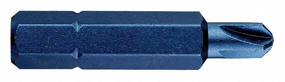 #4, Torq-Set, Insert Bit, 1/4 in Hex Shank Size, PK 5 - Grainger