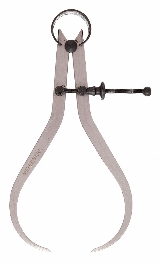 Outside Spring Caliper, Nut Type Solid - Grainger