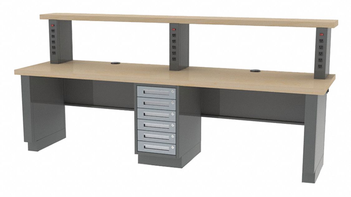 GREENE MANUFACTURING, INC., Fixed Ht, Hardwood, Workbench - 40LF08|DTL ...