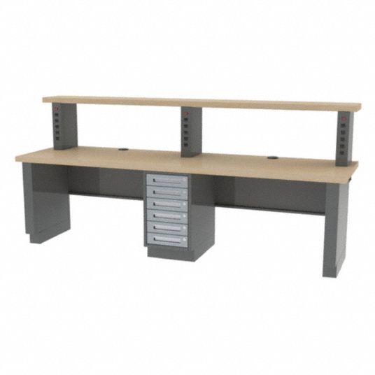 GREENE MANUFACTURING, INC., Fixed Ht, Hardwood, Workbench - 40LF08|DTL ...