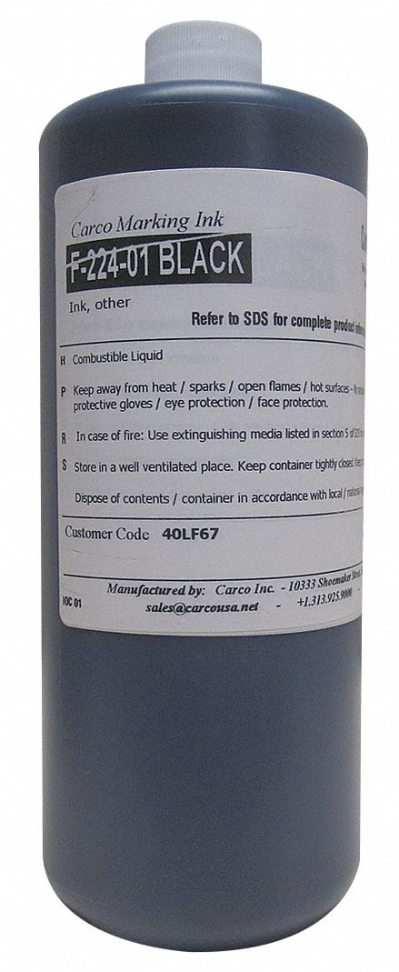 CARCO, High-Flash, Pigment Ink Type, Marking Ink - 40LF67|F-224-01 ...