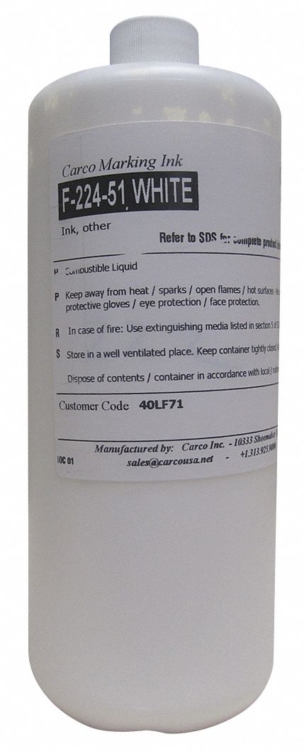 CARCO, High-Flash, Pigment Ink Type, Marking Ink - 40LF71|F-224-51 ...