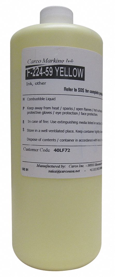 CARCO, High-Flash, Pigment Ink Type, Marking Ink - 40LF72|F-224-59 ...