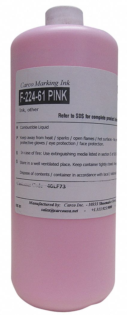 CARCO, High-Flash, Pigment Ink Type, Marking Ink - 40LF73|F-224-61 PINK ...