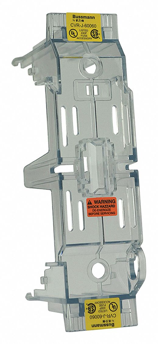 BUSSMANN, 31 to 60 A, Nonindicating, Fuse Block Cover - 40LH33|CVR-J ...