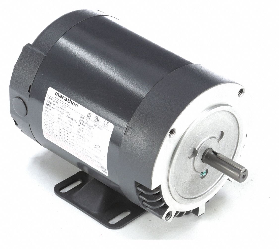 MARATHON MOTORS, Open Drip Proof, Rigid Base Mount, General Purpose ...