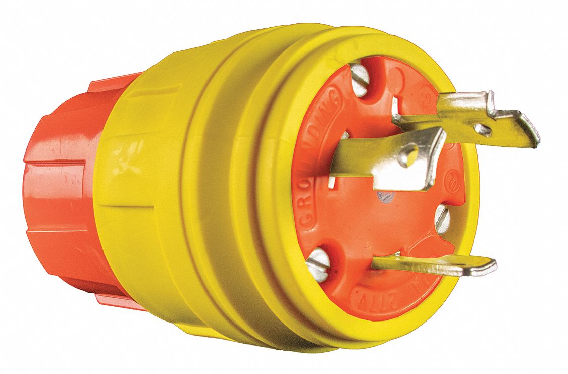 ERICSON 30A Industrial Grade Shrouded Watertight Locking Plug, Orange ... ERICSON 30A Industrial Grade Shrouded Watertight Locking Plug, Orange ...