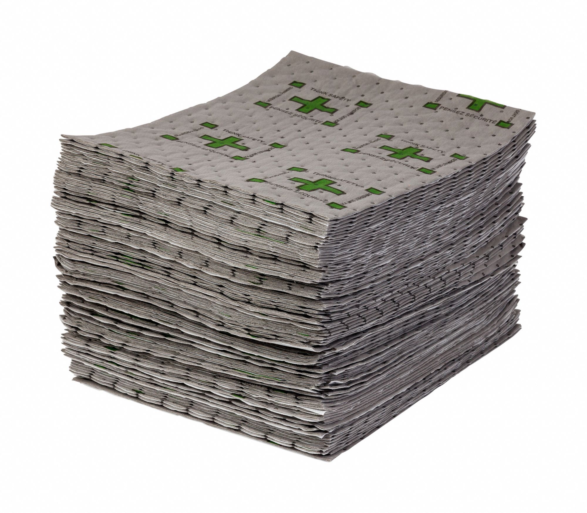 BRADY SPC ABSORBENTS, 30 3/4 oz Volume Absorbed Per Pad, Polypropylene ...