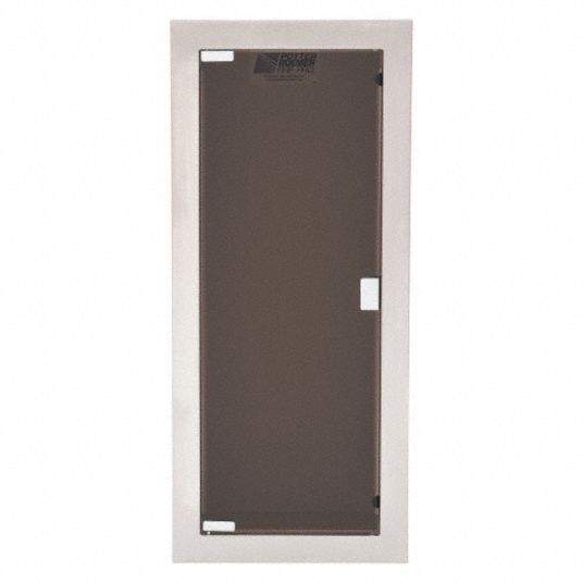 BUENA Fire Extinguisher Cabinet, 26 3/4 in Height, 11 3/4 in Width, 5 3 ...