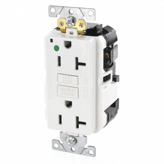 LEVITON, Decorator Duplex, 5-20R, Modular Receptacle - 792UN0|MGFN2-HGW ...