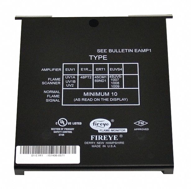 FIREYE, Mfr Part # E1R1, Infrared Amplifier Module - 40LX38|E1R1 - Grainger