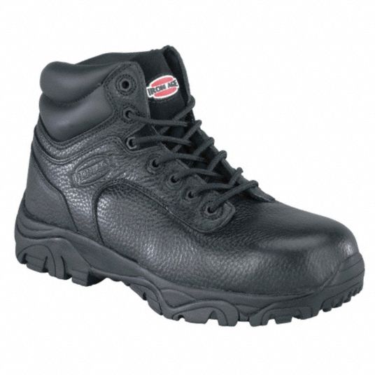 7, W, Men's, Black, Composite Toe Type, 1 PR - Grainger