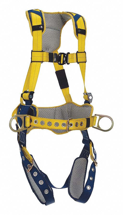 3M DBI-SALA Full Body Harness: Positioning, Vest Harness, Back/Hips ...
