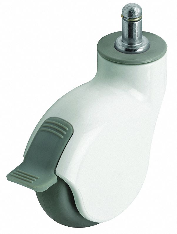 Stem Caster, 3 in Wheel Dia., 110 lb Load Rating - Grainger