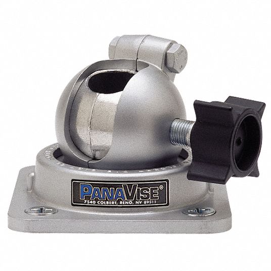PANAVISE Multi-Angle Vise Base: Aluminum, 4 1/8 in Overall Lg, 0.3 in ...