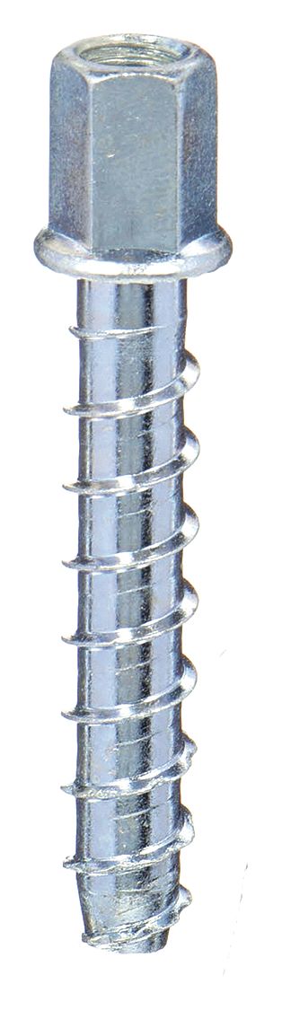 Vertical Rod Hanger for Concrete, 3/8 in Screw Size, 3/8-16 Rod Size ...