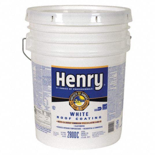HENRY, Acrylic Roof Coatings, Acrylic, Protective Roof Coating - 40P310 ...