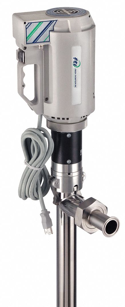 FINISH THOMPSON Electric Operated Drum Pump, Basic Pump with Discharge ...