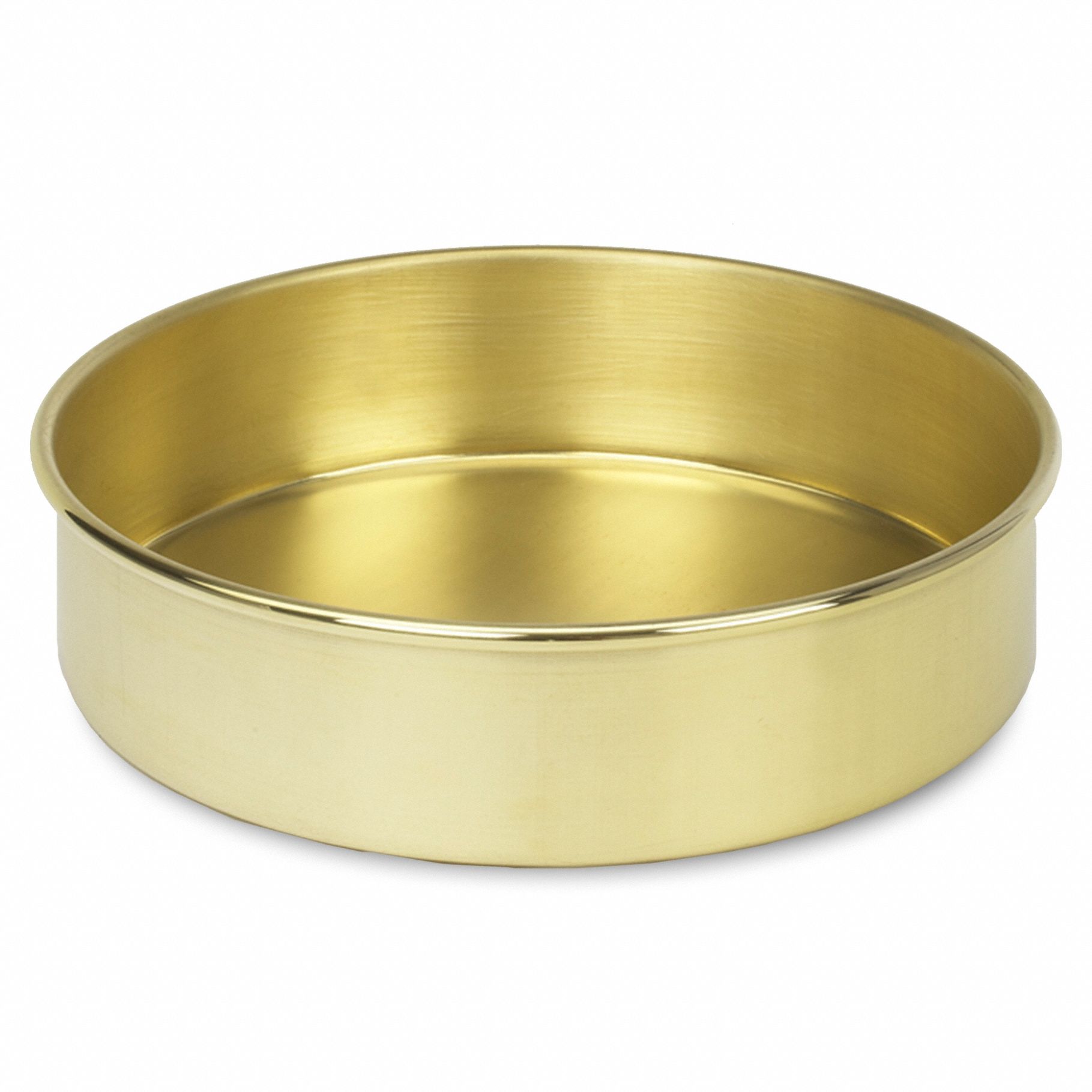 ADVANTECH, 8 in Overall Dia, Brass, Testing Pan - 9TA04|PB8F - Grainger