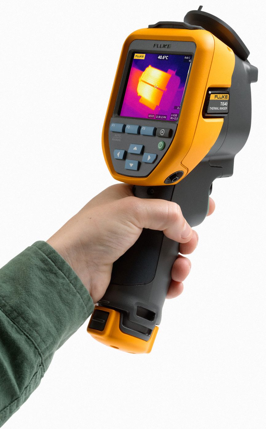 FLUKE Infrared Camera, 160 x 120 Pixels, -4° to 662° - 40PC43|FLK-TIS40 ...