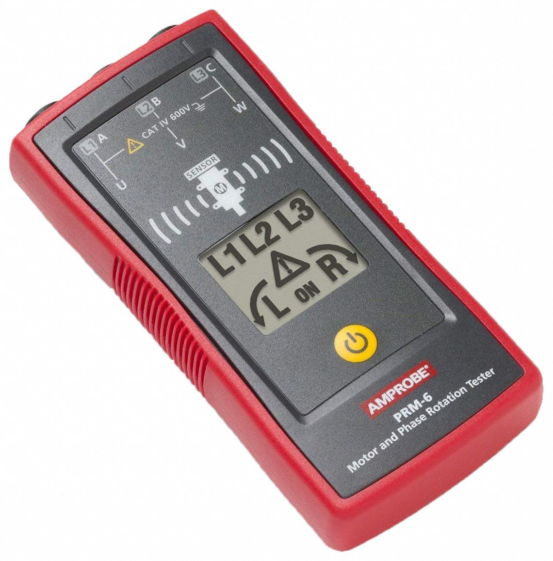 AMPROBE Phase Sequence Motor Rotation Tester: CAT IV 600V, 40 to 700V ...