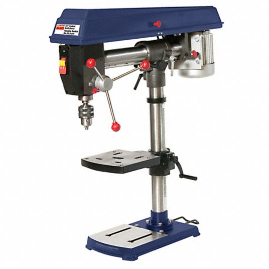 DAYTON, 33 in, Belt, Radial Bench Drill Press - 40PM15|40PM15 - Grainger