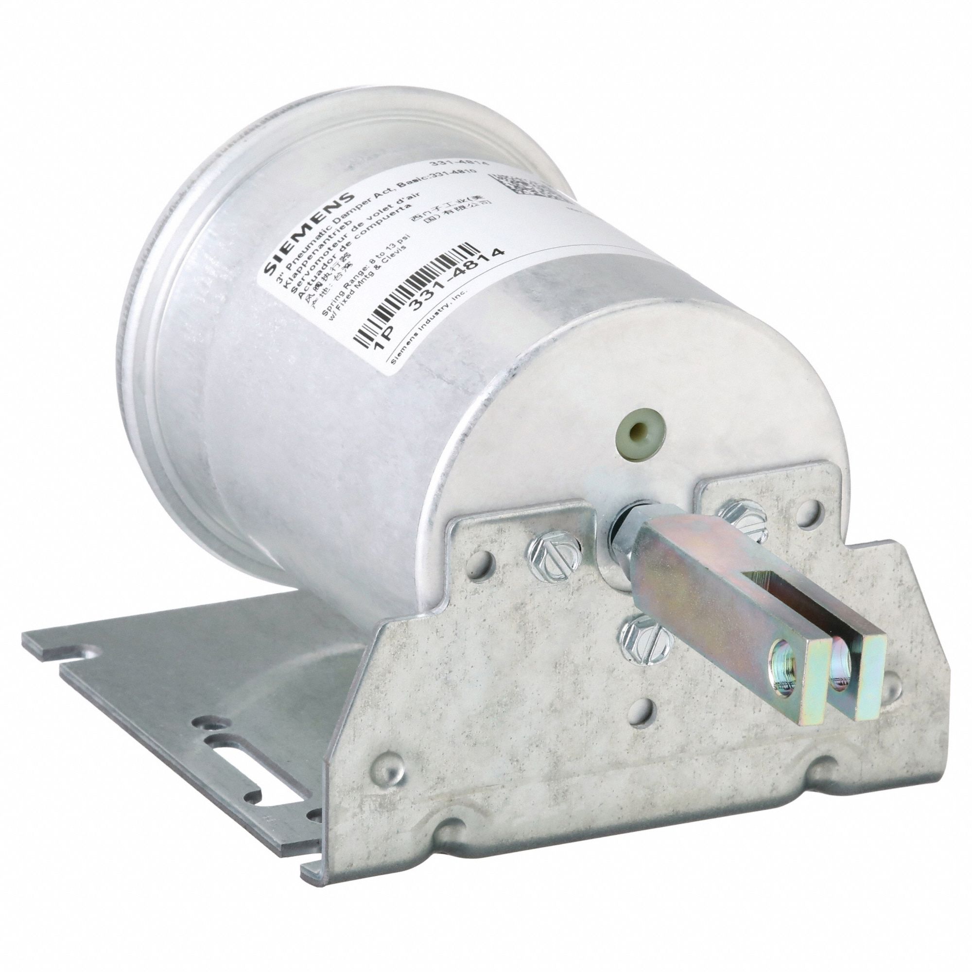Linear, 8 psi to 13 psi Spring Range, Pneumatic Damper Actuator ...