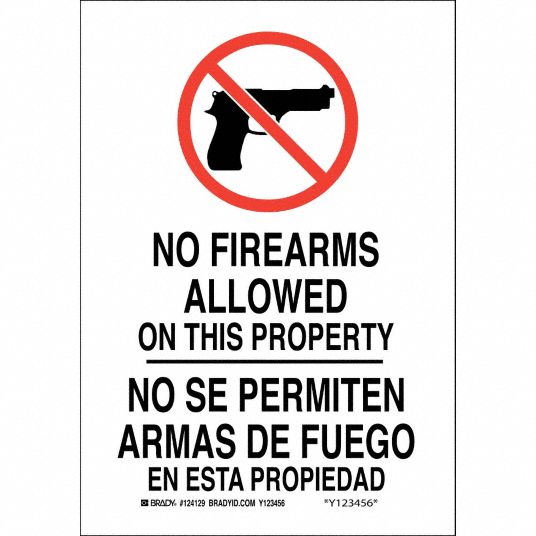 Polyester, Adhesive Sign Mounting, Bilingual Safety Sign - 40R051 ...