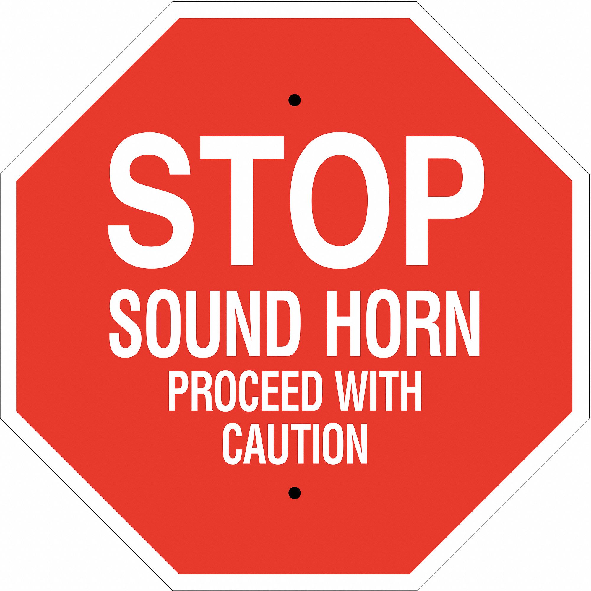 Stop Sign, Plastic, Octagon, English, Not Retroreflective ...