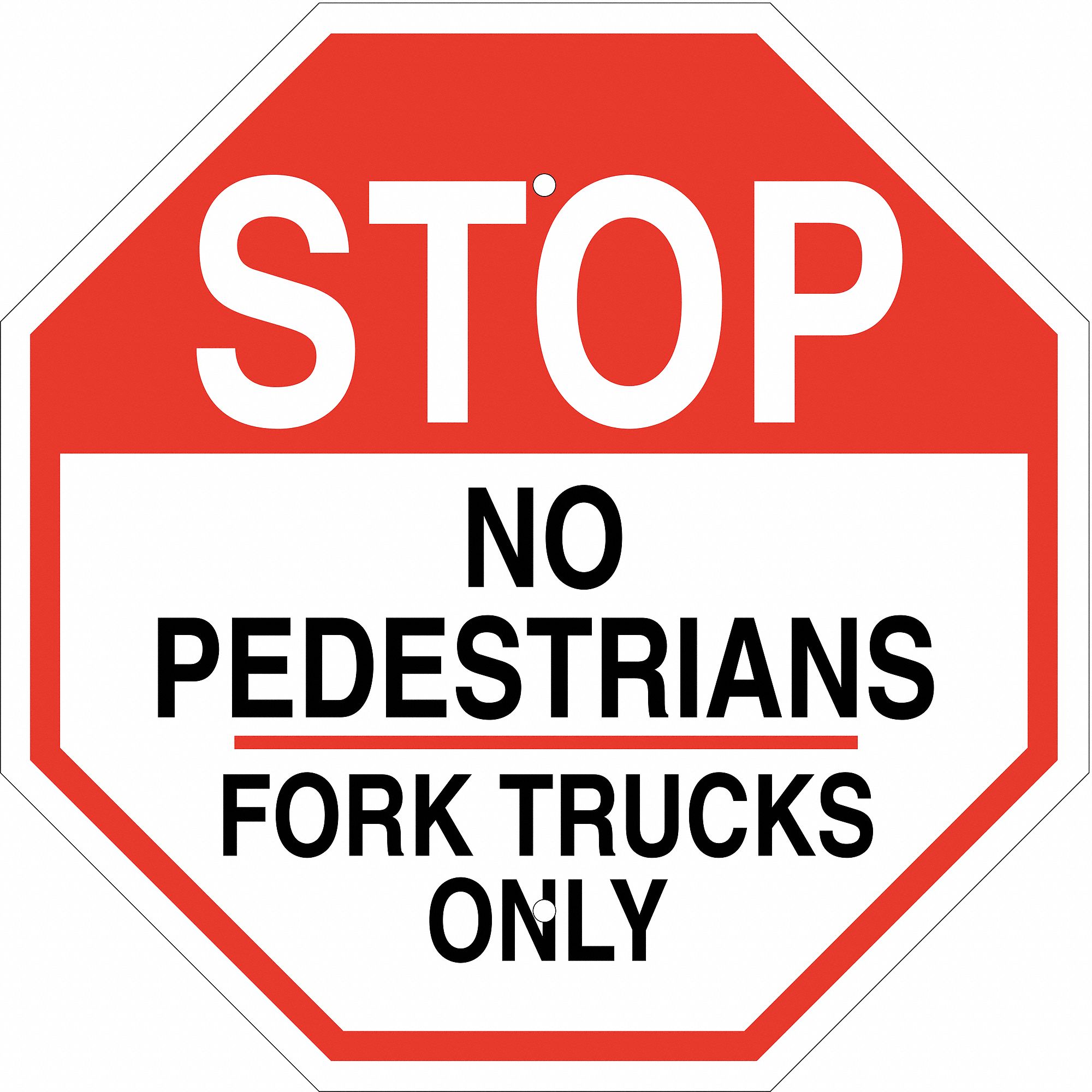 Stop Sign, Retroreflective Grade Not Retroreflective, Octagon, Plastic ...