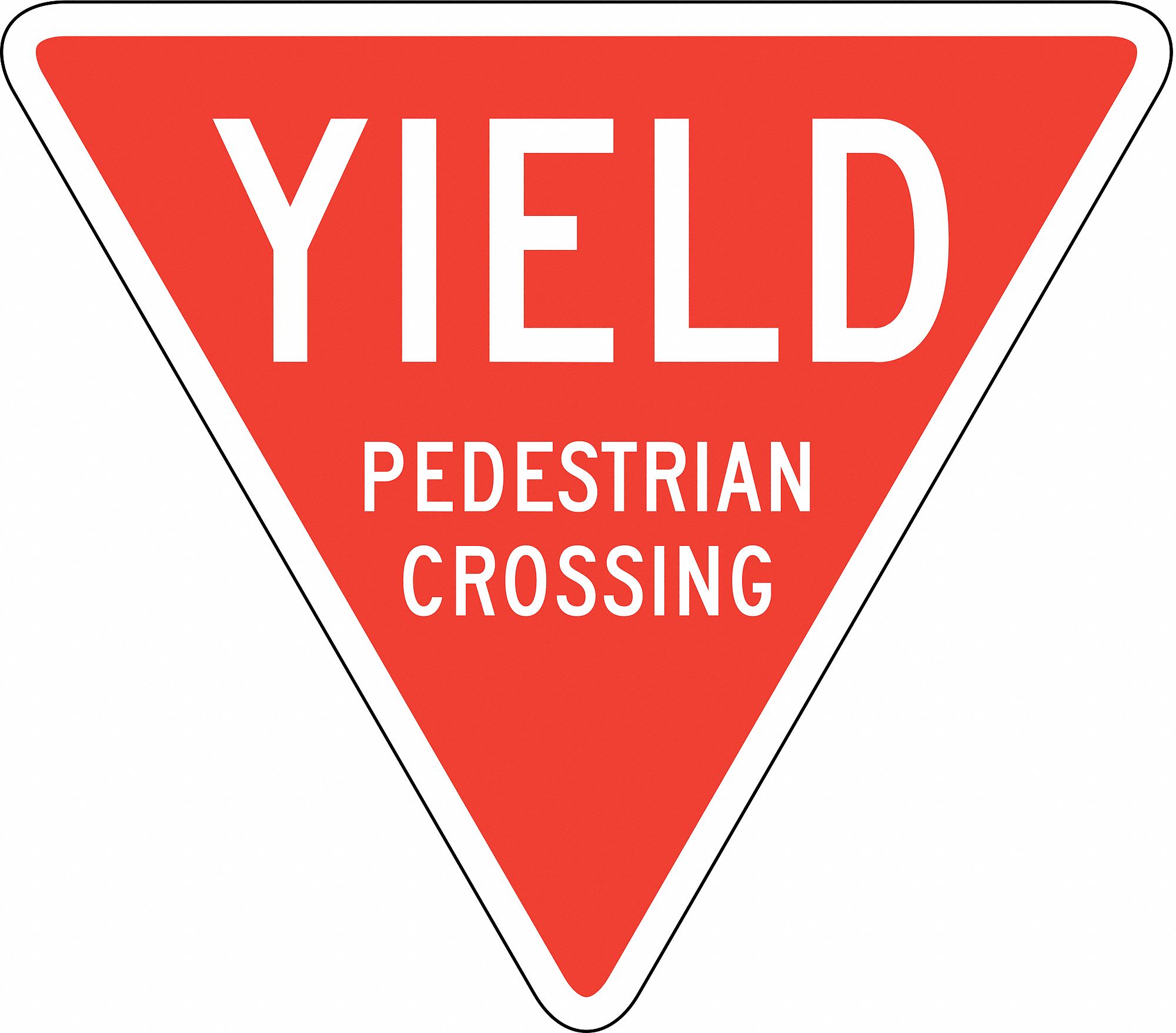 Traffic Sign, Retroreflective Grade High Intensity Prismatic, Triangle ...