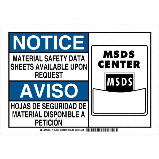 Bilingual Safety Sign - Grainger