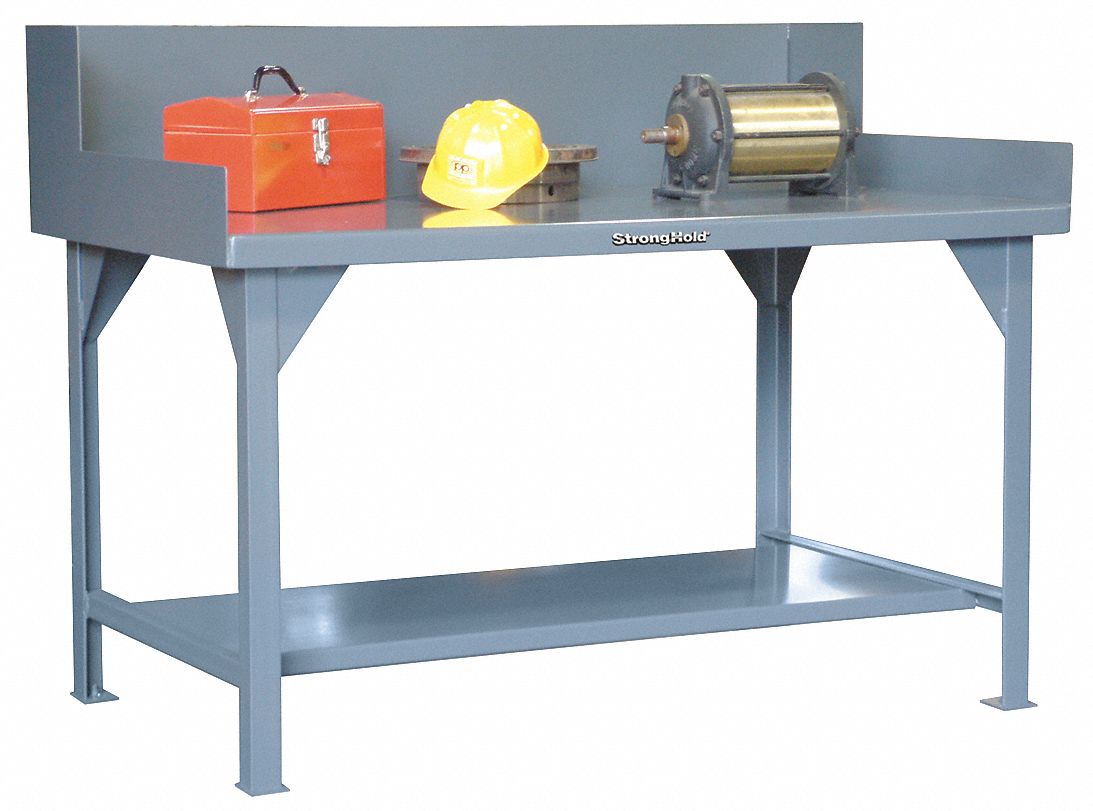 STRONG HOLD, Fixed Ht, Steel, Workbench - 40V841|T6036SG - Grainger