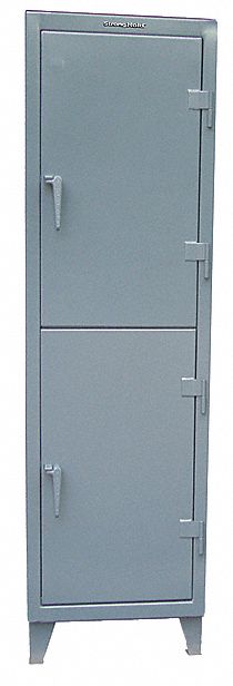 STRONG HOLD, 26 in x 24 in x 72 in, 2 Tiers, Wardrobe Locker - 40V757 ...