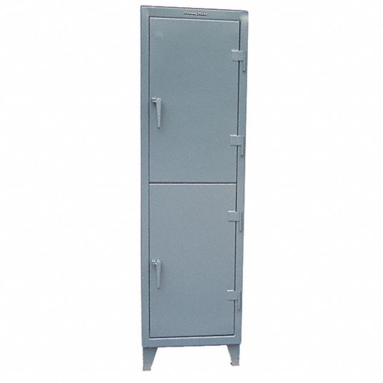 STRONG HOLD, 26 in x 24 in x 72 in, 2 Tiers, Wardrobe Locker - 40V757 ...