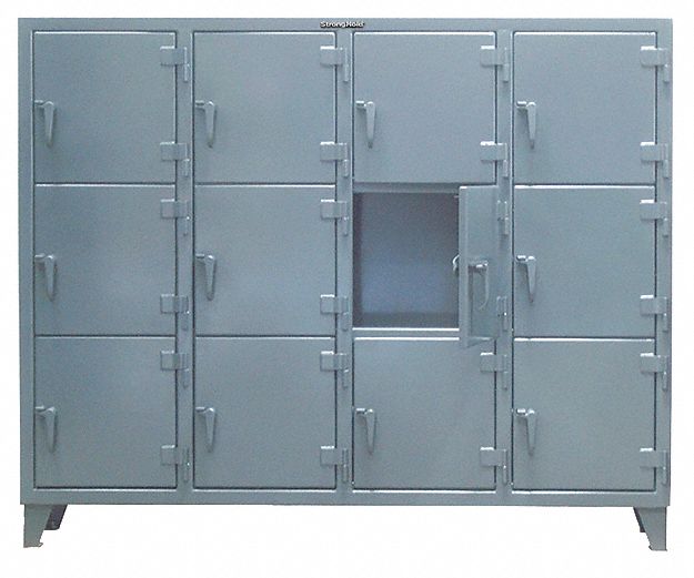 STRONG HOLD, 62 in x 18 in x 68 in, 3 Tiers, Wardrobe Locker - 40V776 ...