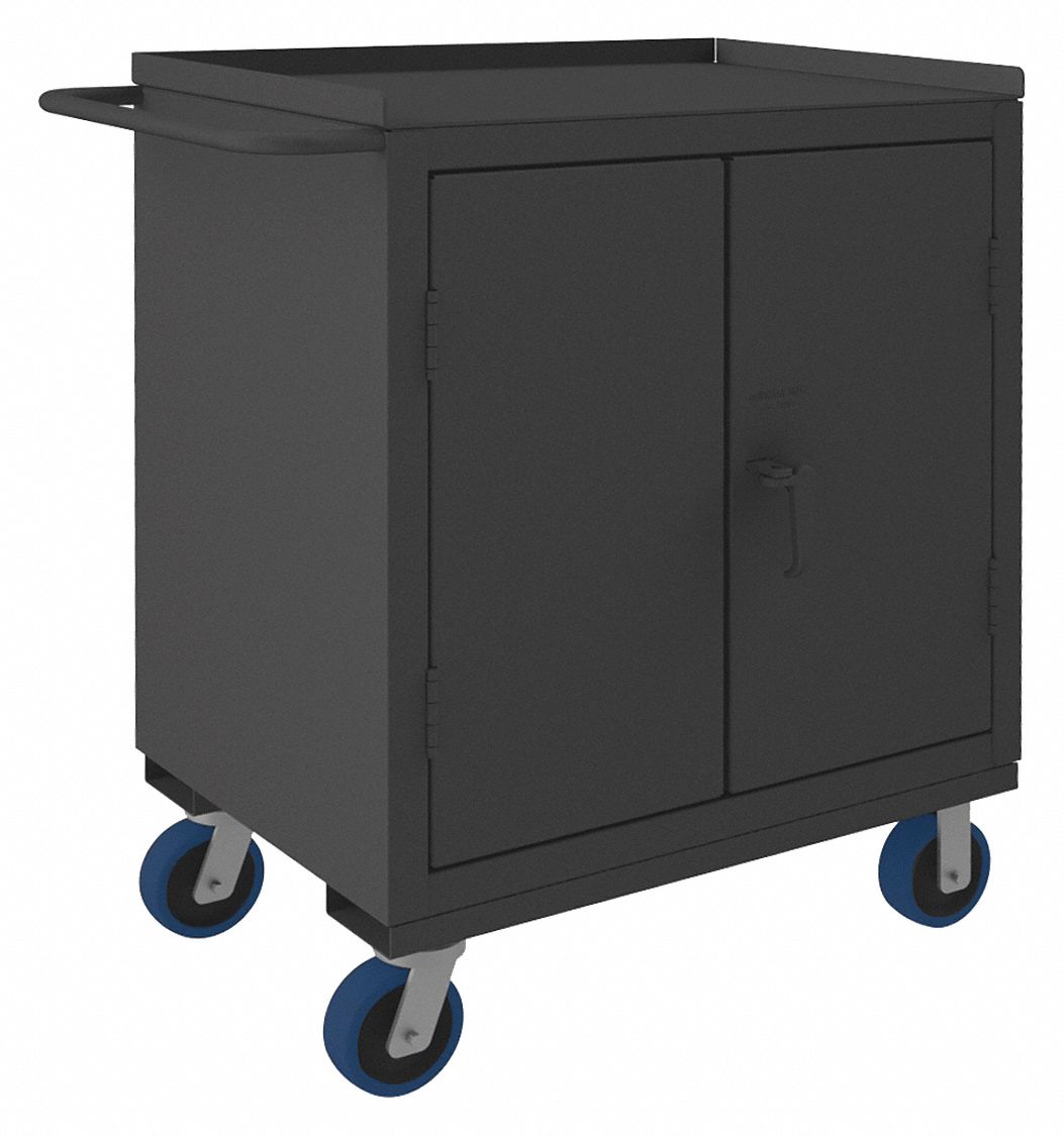 DURHAM MFG, 42 5/16 in x 24 in, Steel, Mobile Cabinet Workbench ...