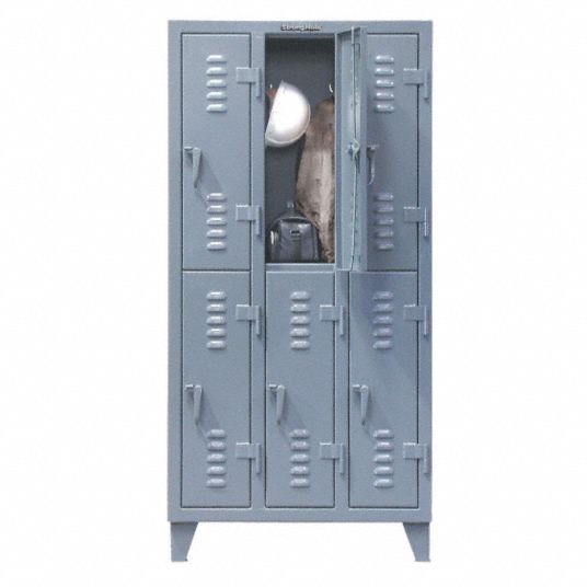 STRONG HOLD, 50 in x 18 in x 78 in, 2 Tiers, Wardrobe Locker - 40V765 ...