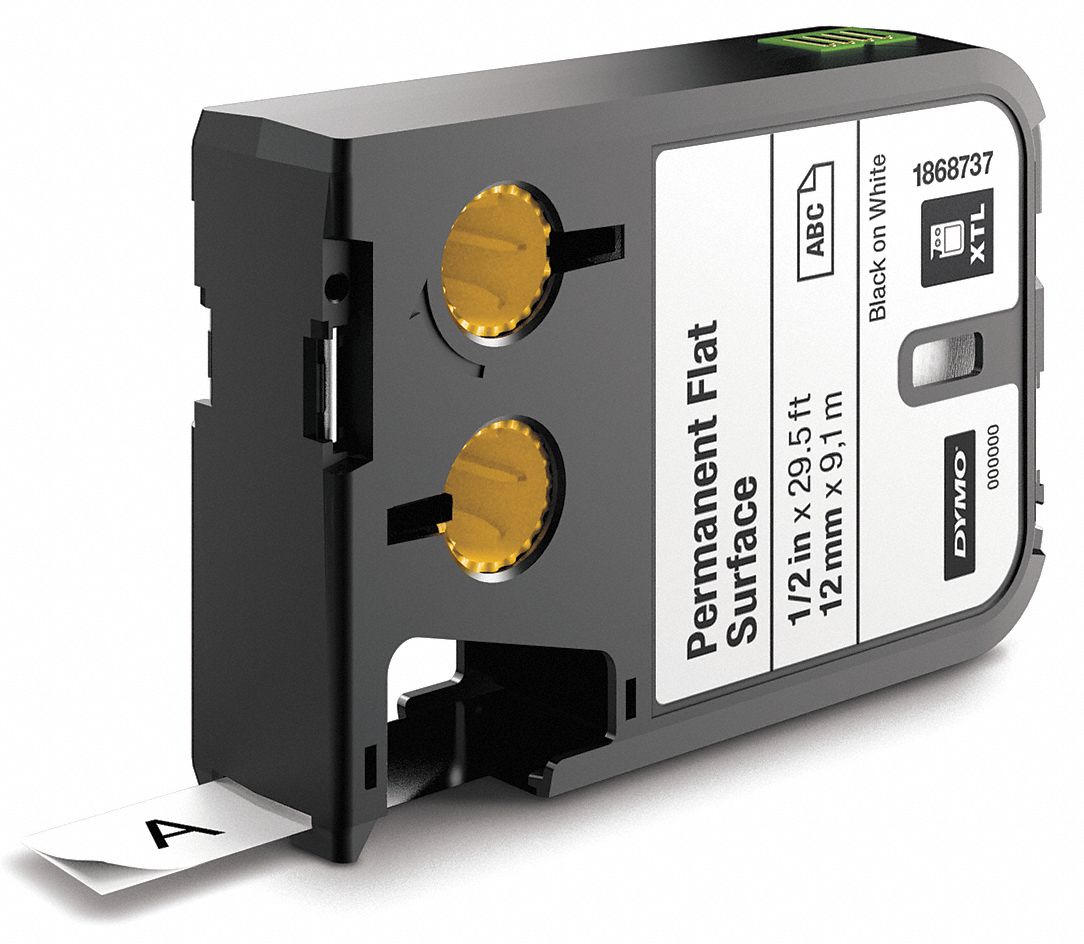 DYMO Continuous Label Roll Cartridge: 1/2 in x 29 13/16 ft, Halogen ...