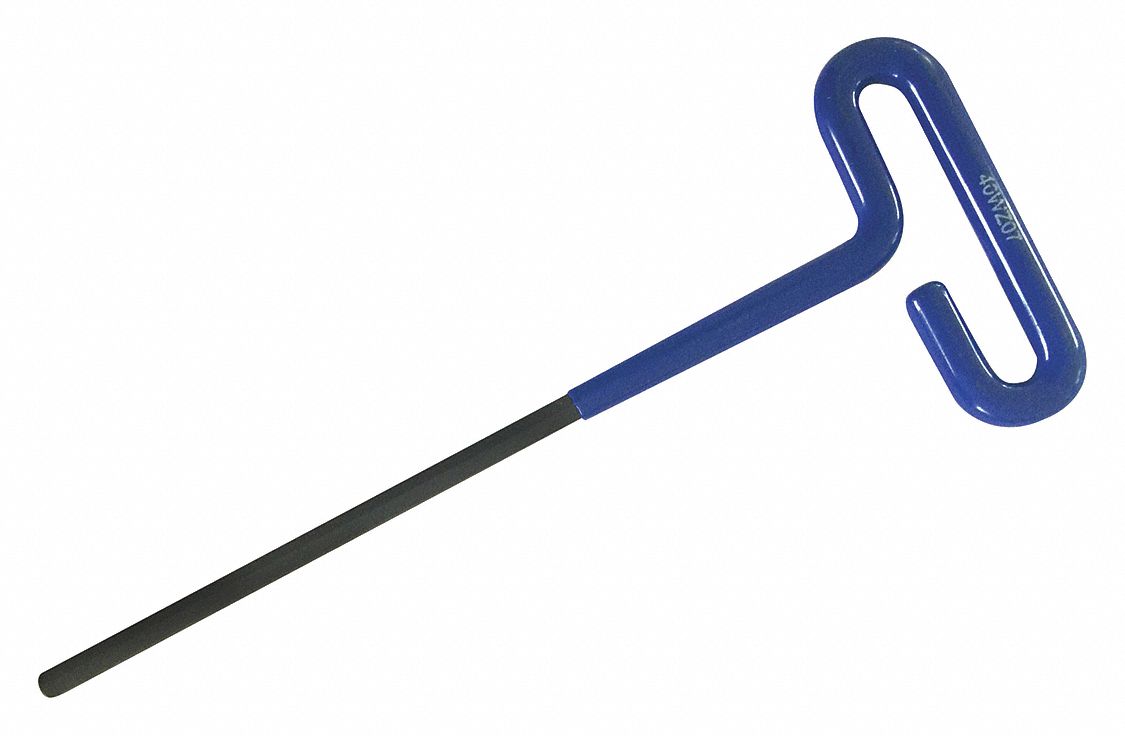 Hex Key, Tip Size 6mm, Black Phosphate - Grainger