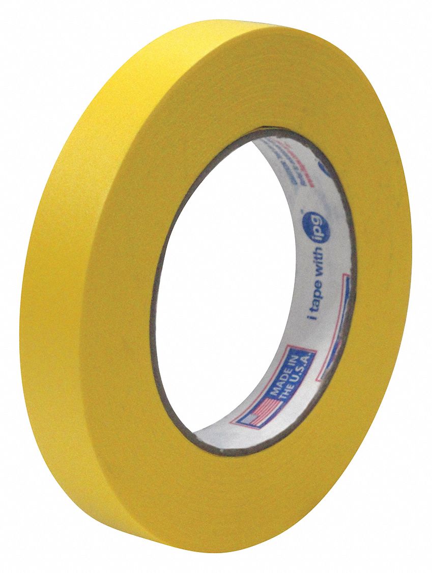 INTERTAPE TAPE, FLAT BACK, 1 IN X 60 YARD, YELLOW, 36 PK - 1003796 ...