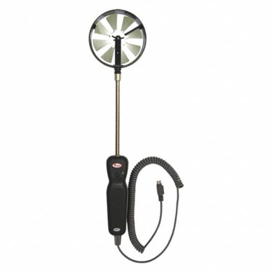 DWYER, Thermo-Anemometer, Air Velocity Meter Accessories, Thermo ...