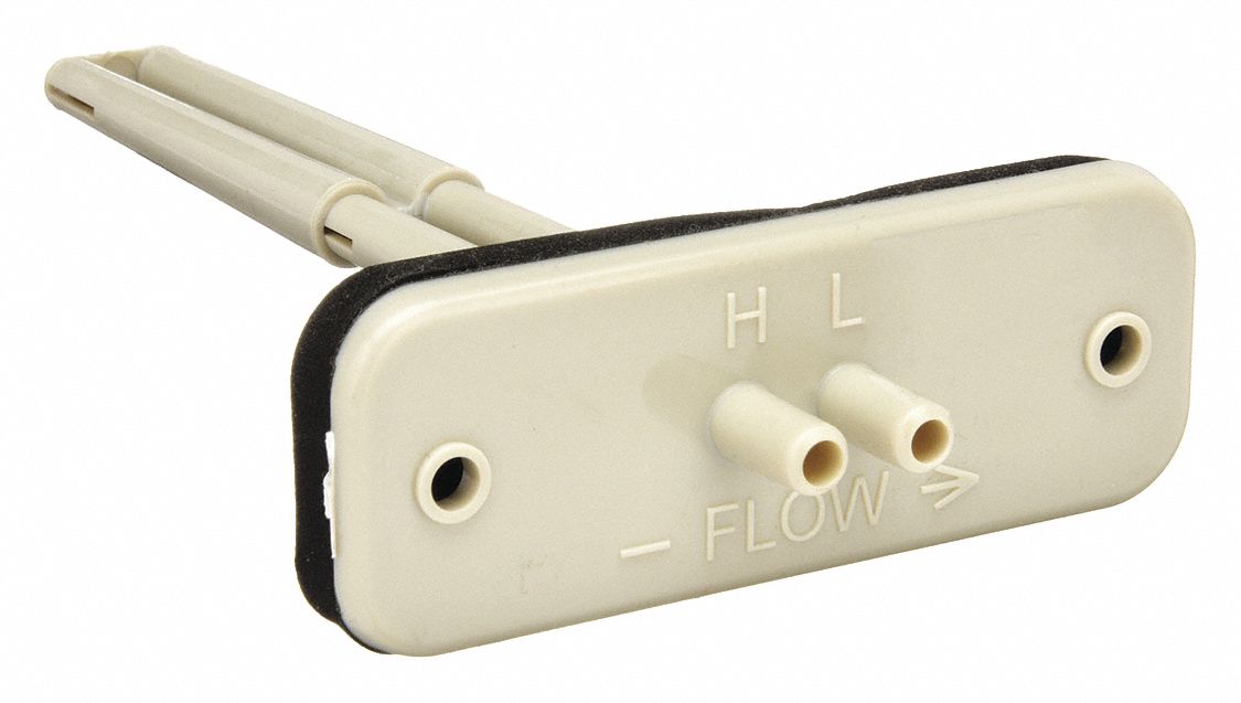 DWYER, 5 3/8 in Insertion, 120°F Max. Temp., Averaging Flow Sensor ...