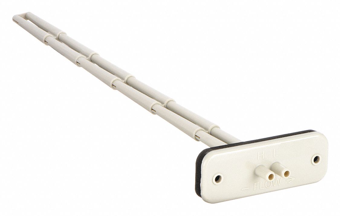 DWYER, 17 1/8 in Insertion, 120°F Max. Temp., Averaging Flow Sensor ...